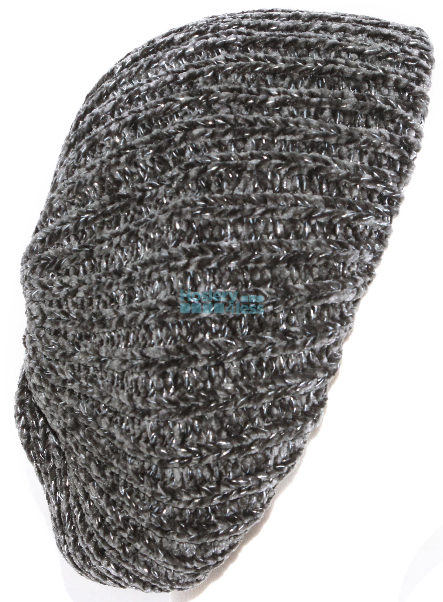 REVAZ LUREX RIBBED CHENILLE SNOOD. Hosiery4Less